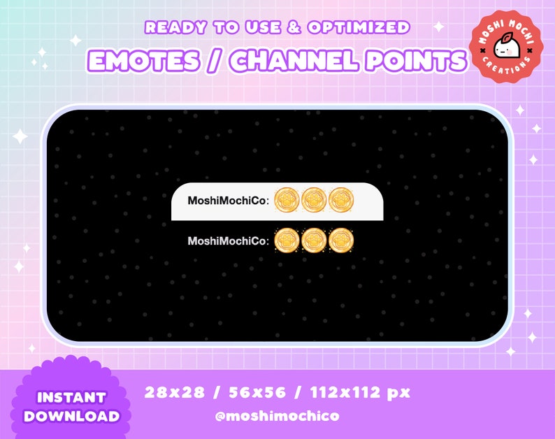 Twitch Gold Toe Bean Paw Coin Emotes / Channel Points / Badges / Kawaii ...