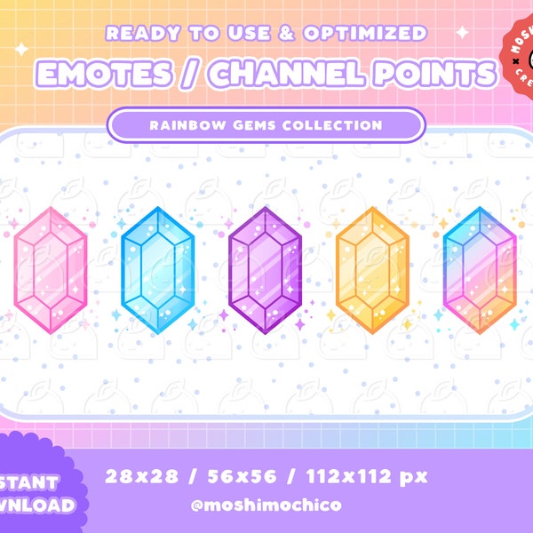 Diamond Twitch Emotes - Etsy