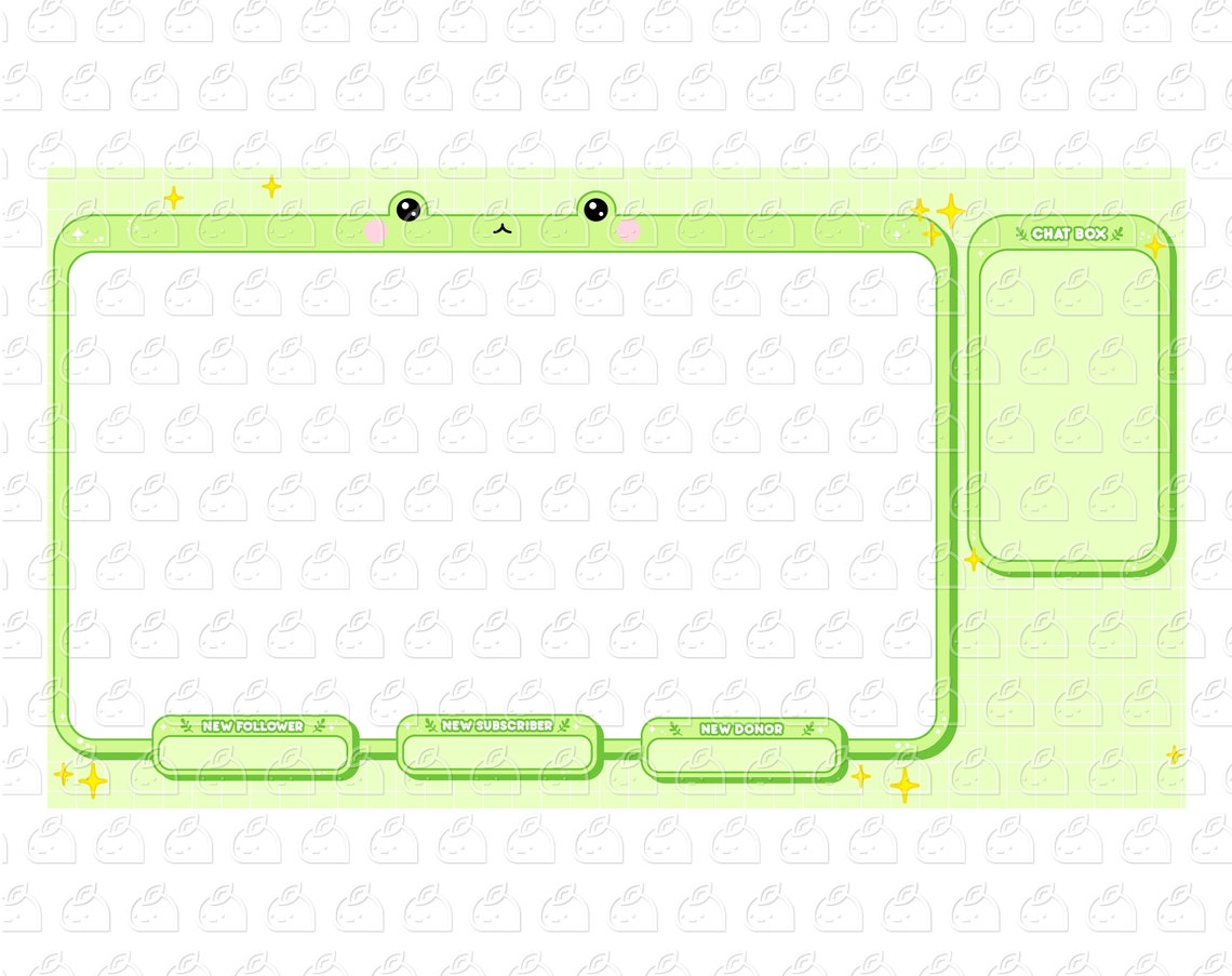 Twitch Cute Froggy Frog Stream Overlay Set / Streamer Graphics - Etsy ...