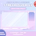 Girly Twitch Stream Overlay Cute Angel Wing Kawaii Streamer Magic ...