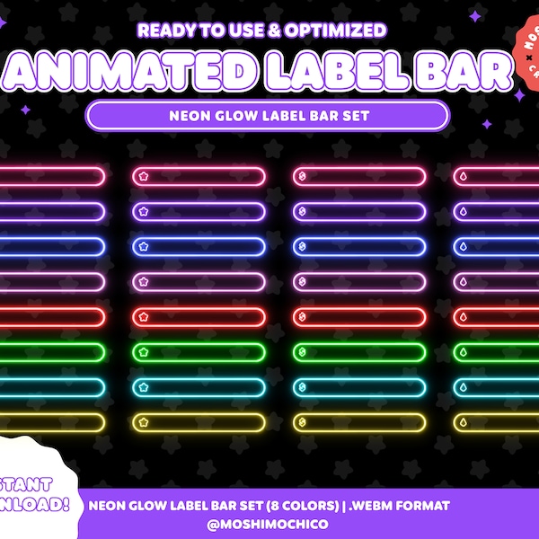 Twitch Stream Label Bar - Etsy