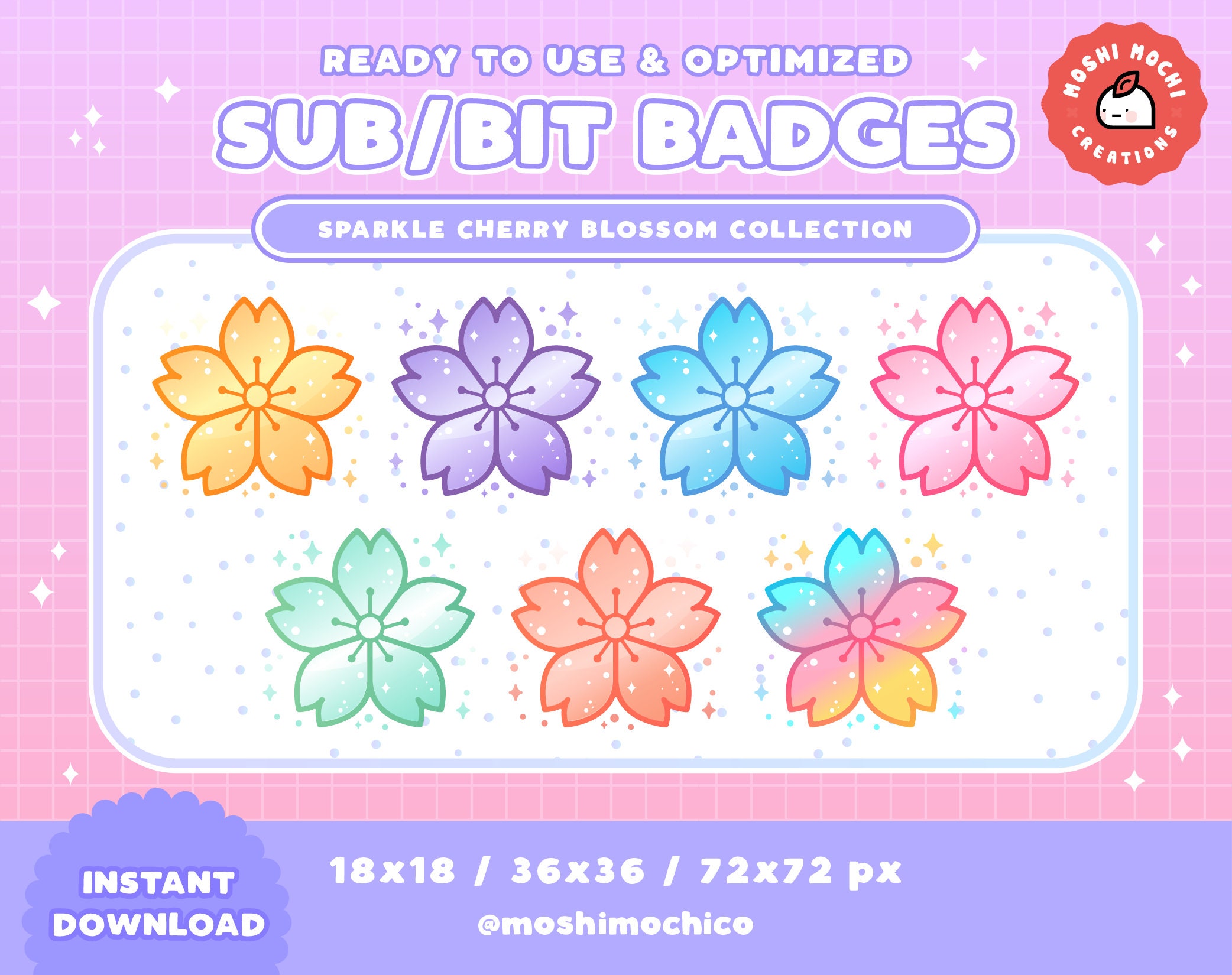 Art & Collectibles Digital Drawing & Illustration Japan Bit Badges Cute ...