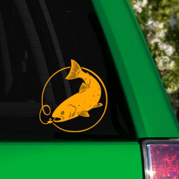 Trout Vinyl Decal - Etsy