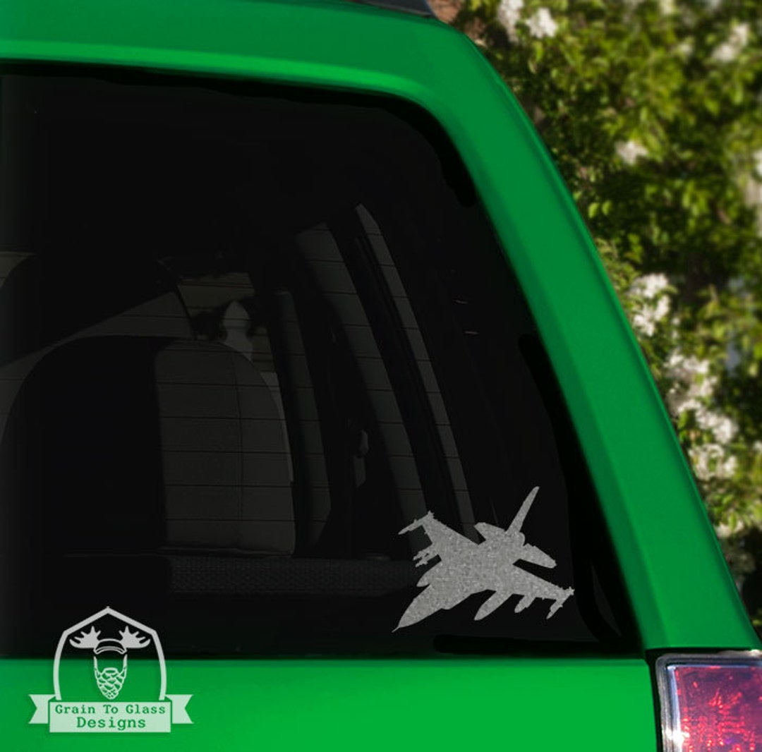 F-16 Fighting Falcon Car Window Decal Car Sticker Vinyl Decal Window ...