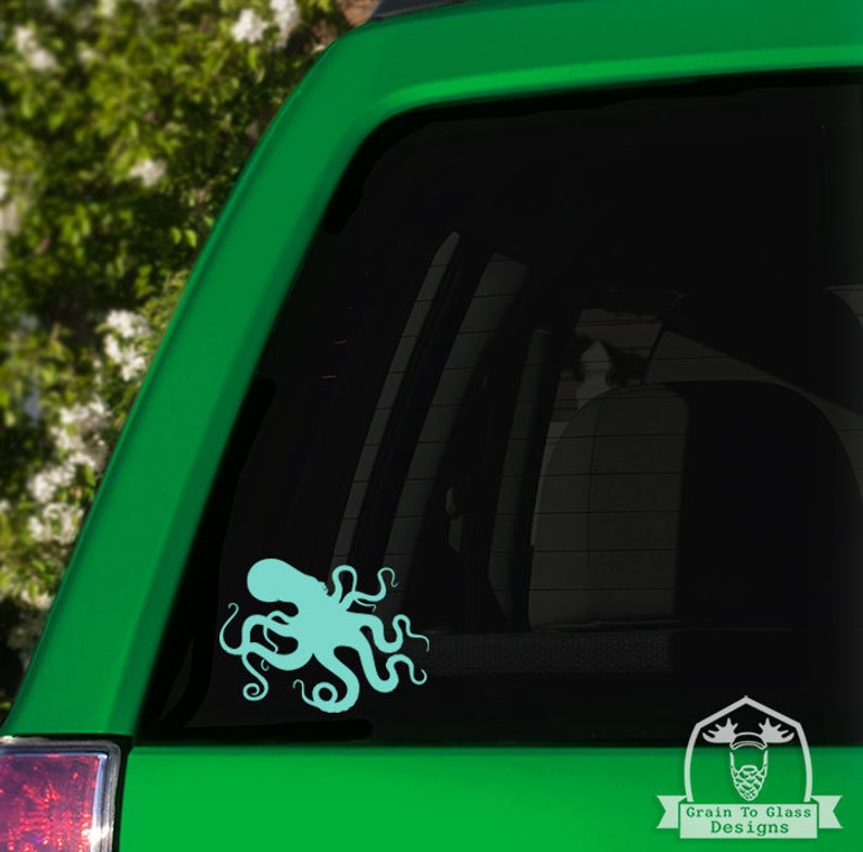 Kraken Octopus Car Window Decal Car Sticker Vinyl Decal Window - Etsy