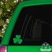 Irish Lucky Shamrock Car Window Decal Car Sticker Vinyl Decal Window ...