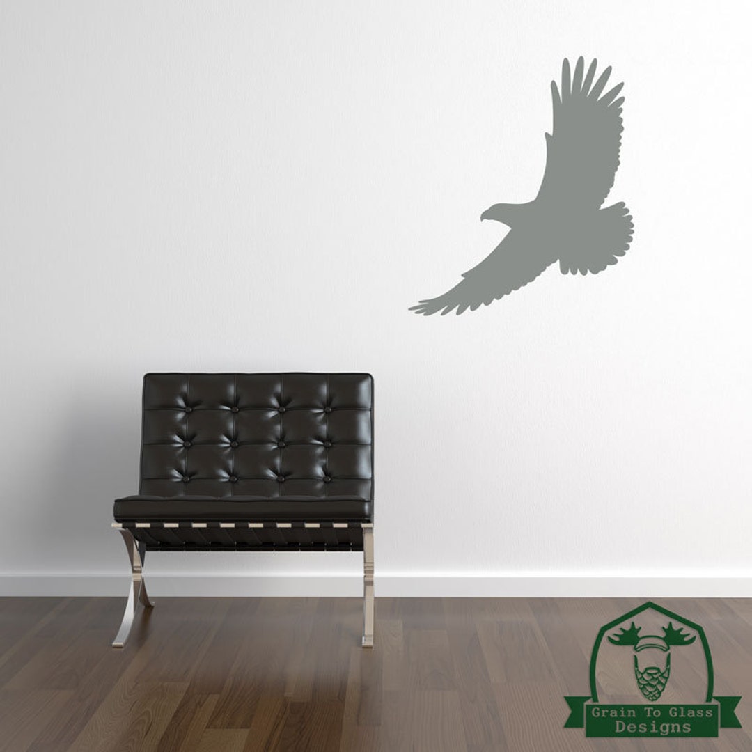 Soaring Eagle Wall Decor Decal Wall Decal Wall Mural Sticker Vinyl Wall ...