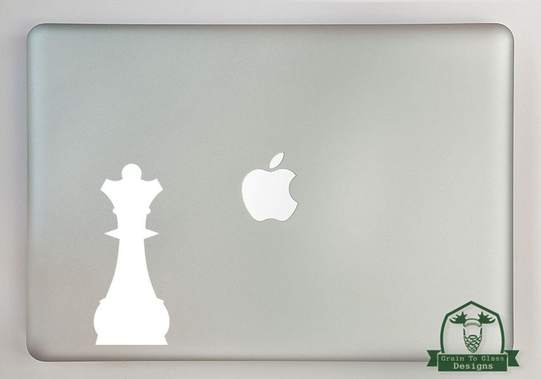 Queen Chess Piece MacBook Laptop Decal Vinyl Decal Laptop Sticker ...