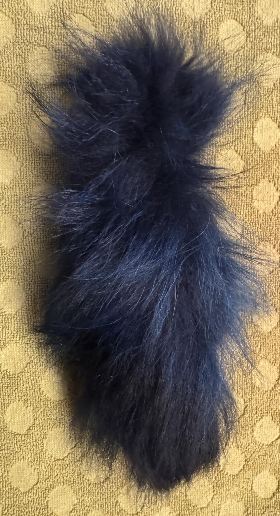Raccoon Tail, Fur, Natural Fur, Pluffy, Cat Toy, Dyed Fur, Blue Fur - Etsy