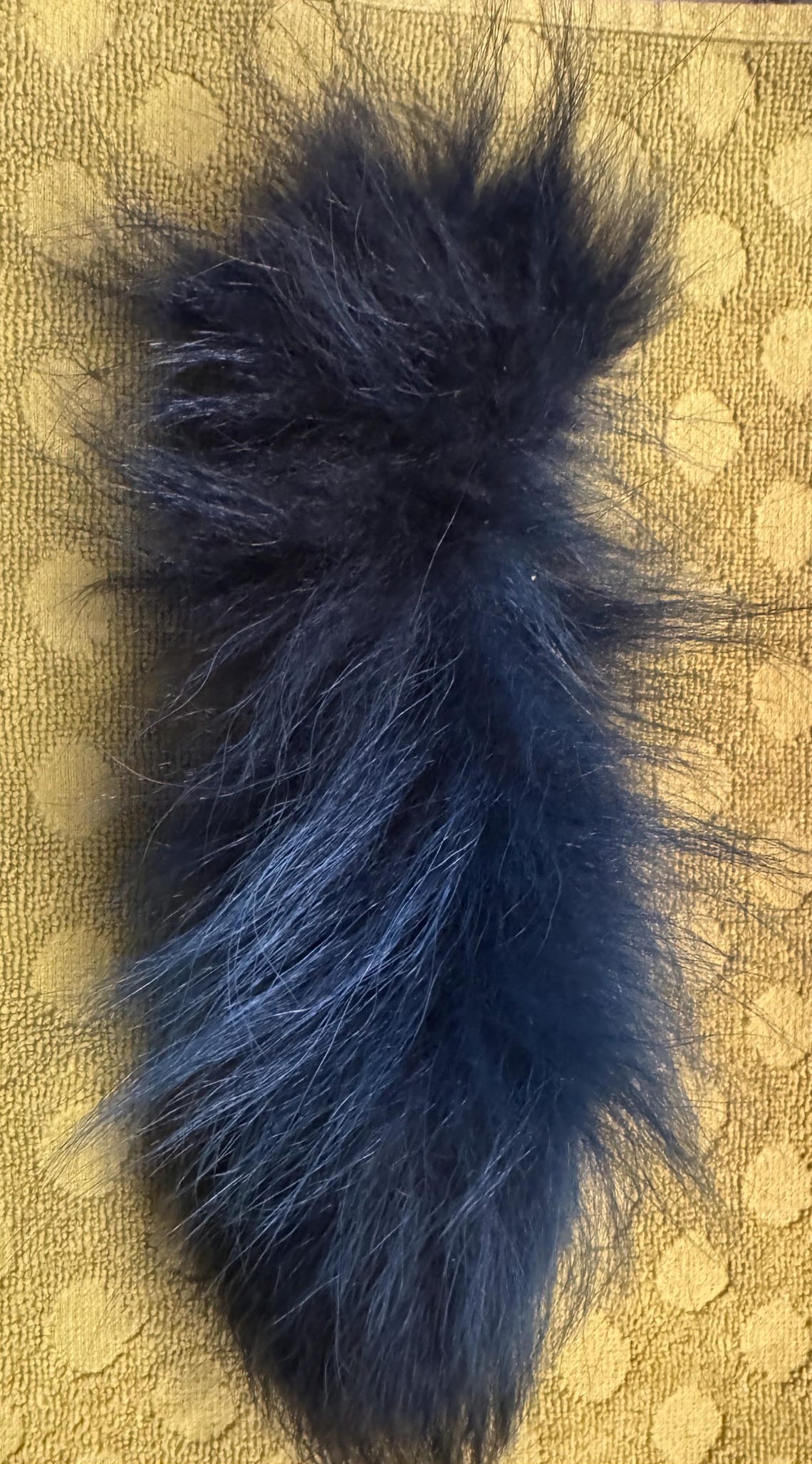 Raccoon Tail, Fur, Natural Fur, Pluffy, Cat Toy, Dyed Fur, Blue Fur - Etsy