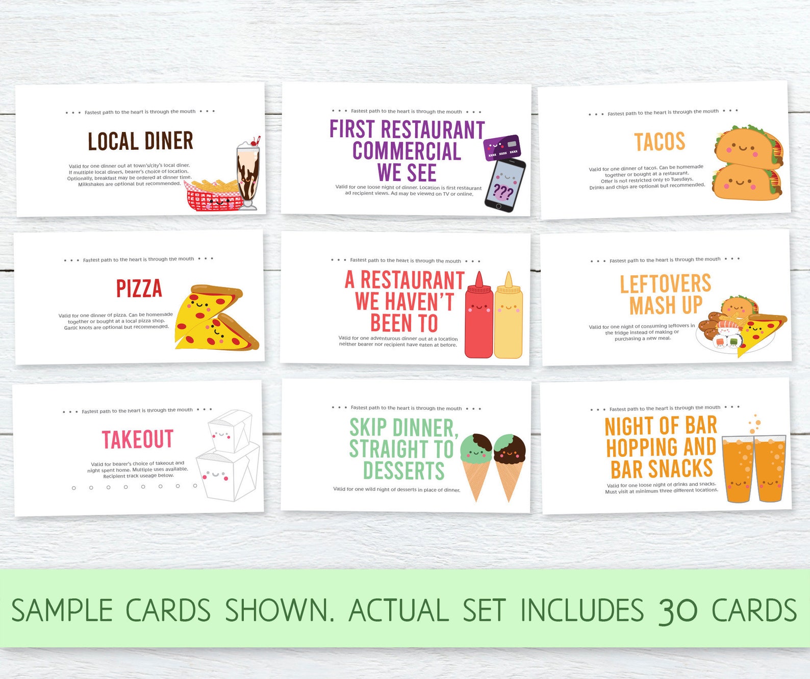 Couples Gift. Date Coupons. Printable Romantic Coupons -INSTANT ...