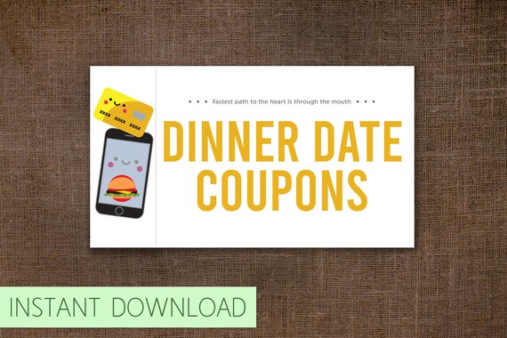 Couples Gift. Date Coupons. Printable Romantic Coupons - Etsy