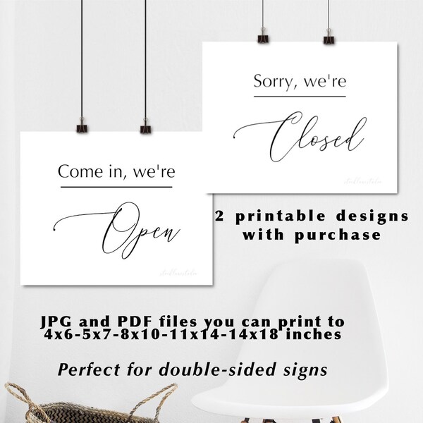 Sorry We Are Closed Sign - Etsy