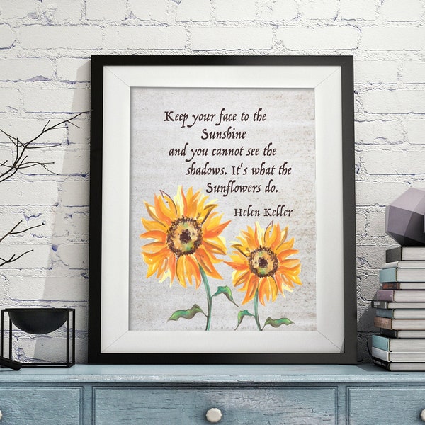 Helen Keller Quote - Etsy