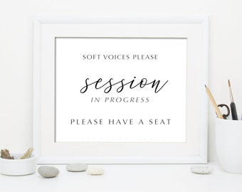 Soft Voices Please Sign - Etsy