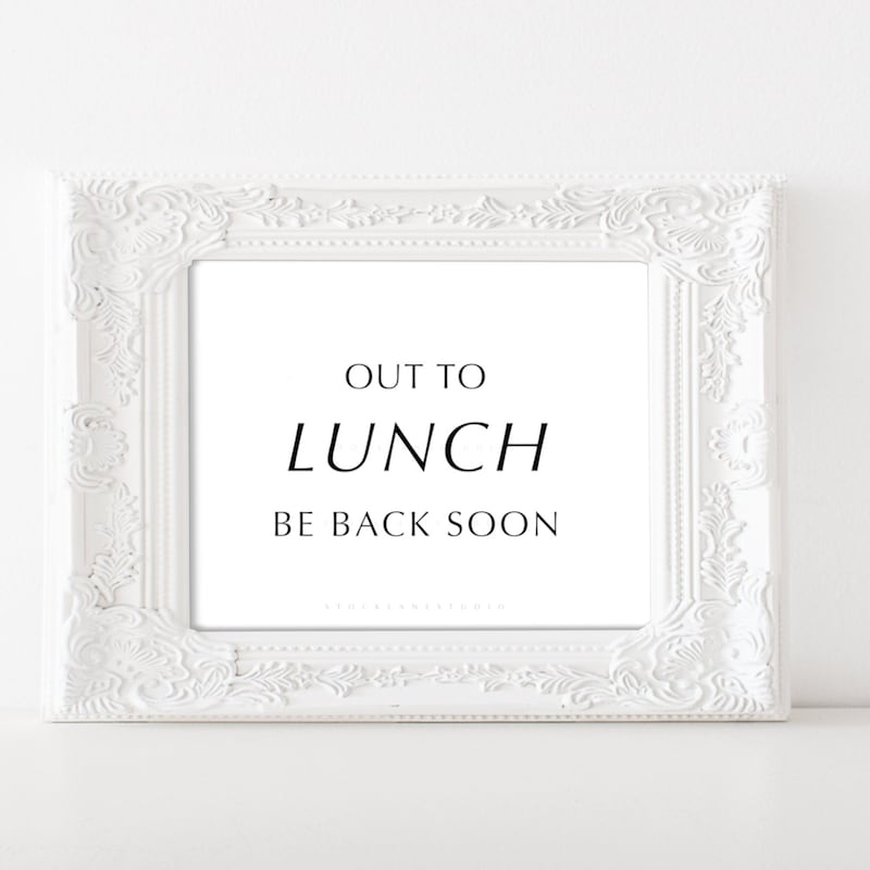Be Right Back Office Sign - Etsy