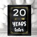 Printable 30 Years Later High School Reunion Sign, 30th Class Reunion ...