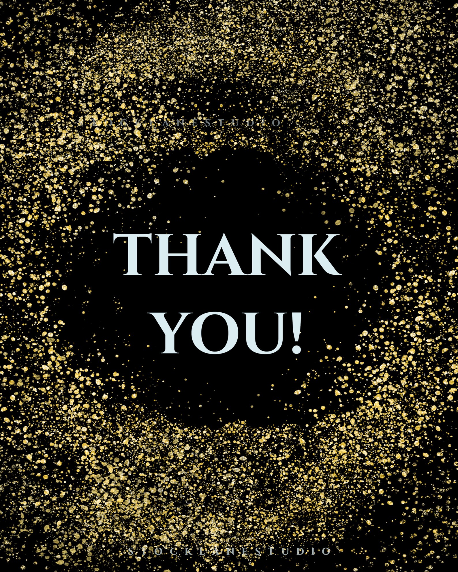 Gold Glitter Thank You Sign: Teacher, Office, Retirement (printable PDF ...