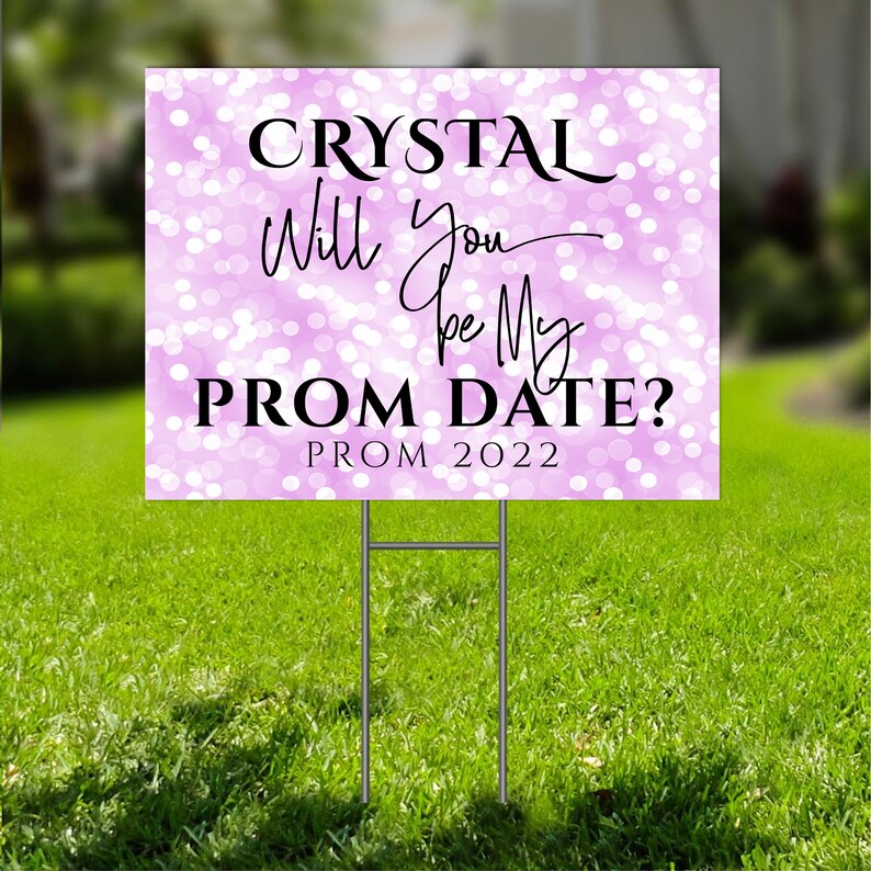 Printable Personalized Promposal Will You Go to Prom With Me - Etsy