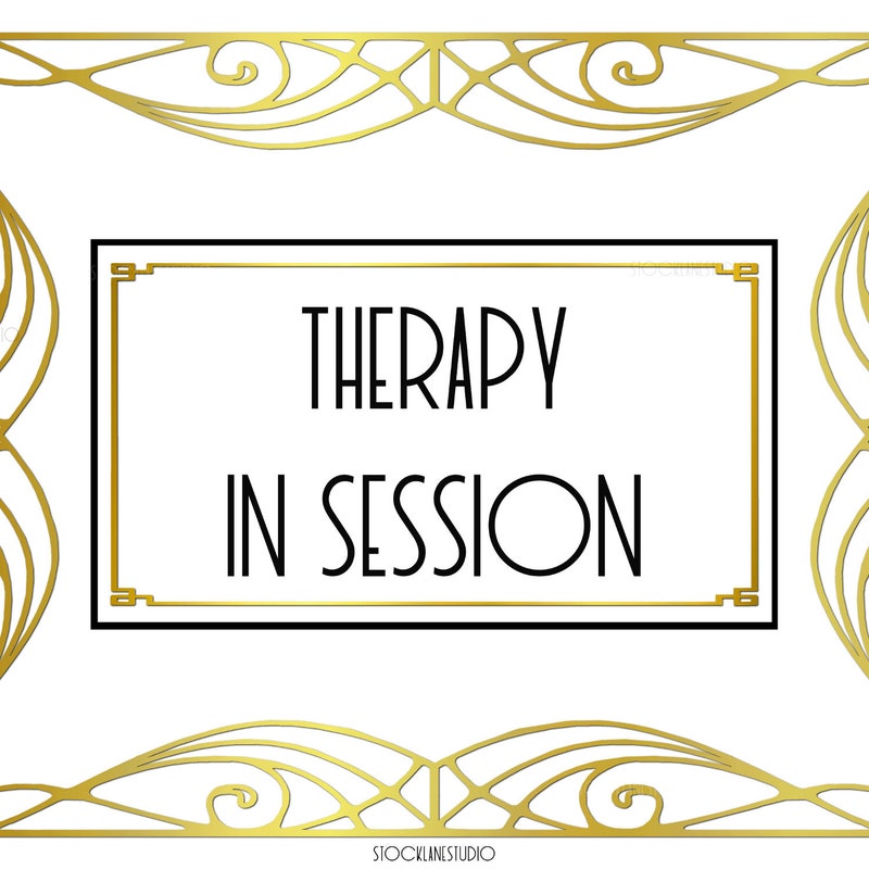 Therapy Door Sign - Etsy