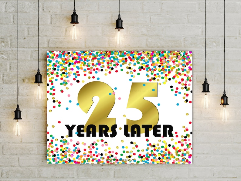 Printable 20 Years Later Class of 2003 Reunion Sign High - Etsy