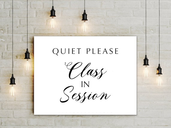 Quiet Signs For Classroom