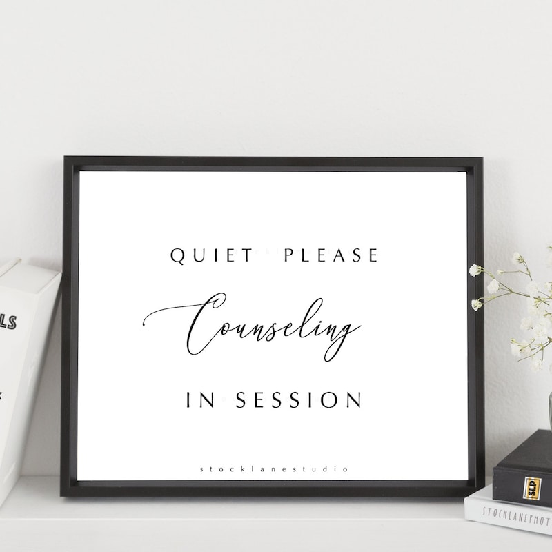 Quiet Please Sign - Etsy