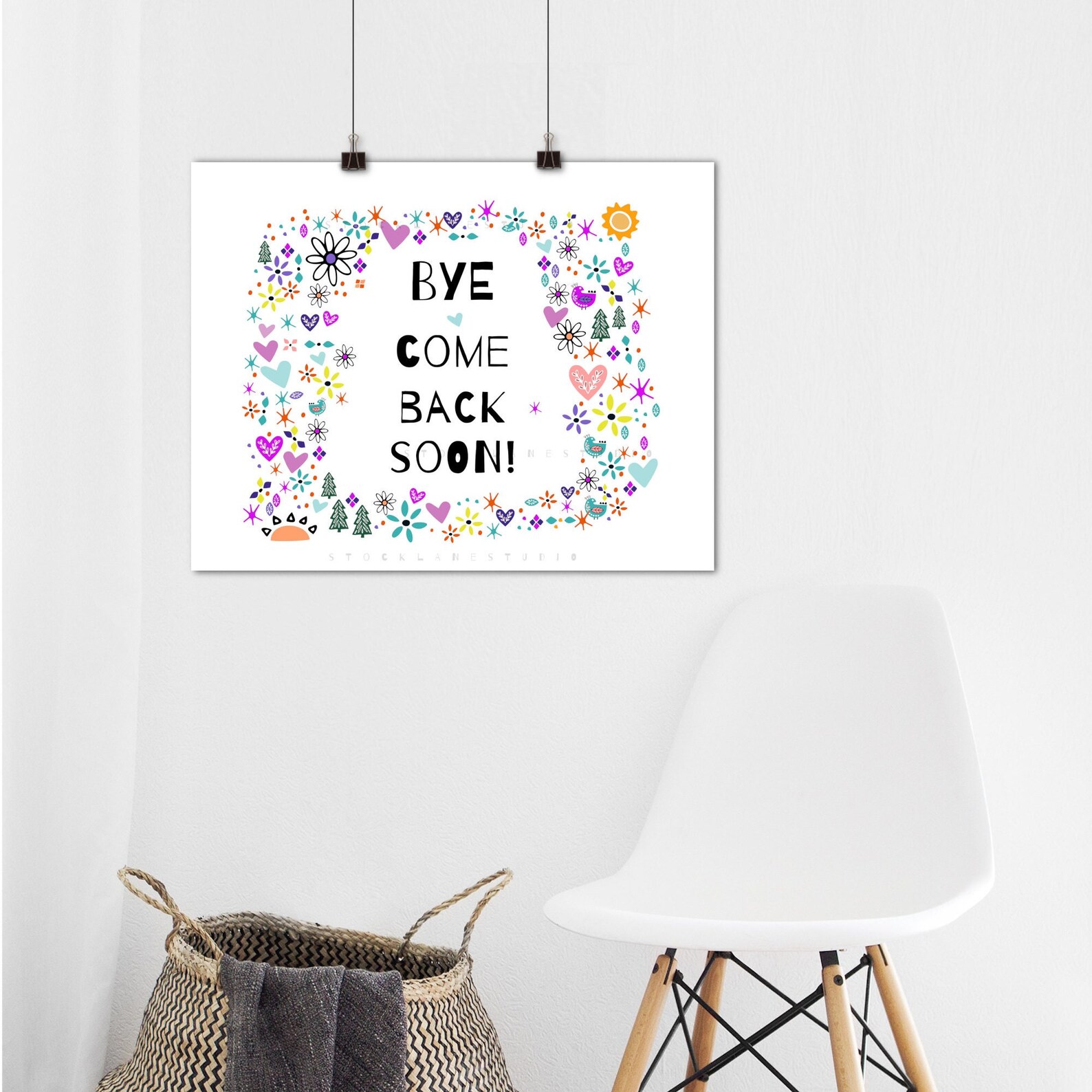 Bye Come Back Soon Printable Sign: Office, Spa, Restaurant (JPG, PDF ...