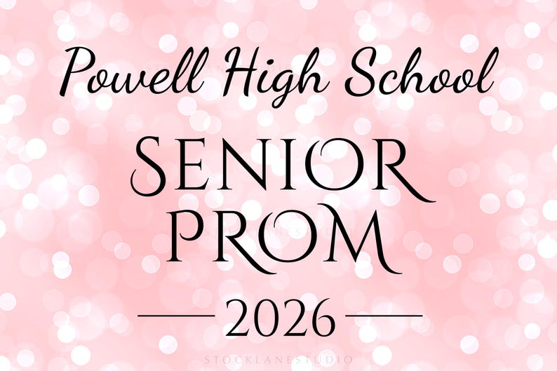 Custom Printable Senior Prom 2026 Banner | Personalized Event Backdrop ...