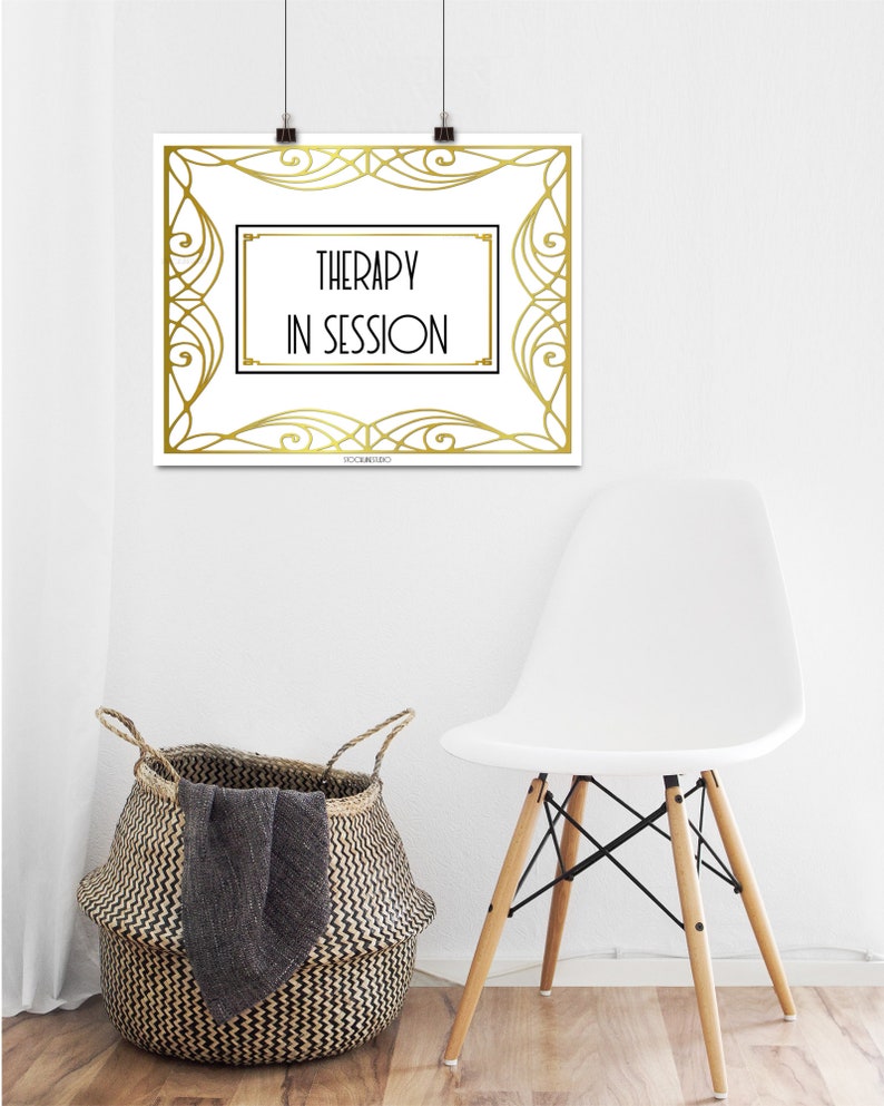 Therapy in Session Office Door Sign DIY Counseling Download - Etsy