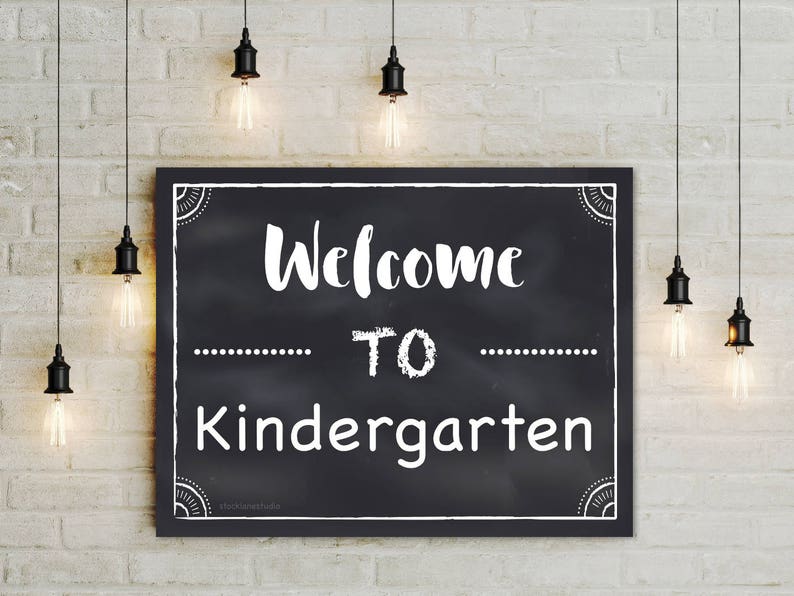 Welcome to First Grade, Printable Back to School Sign, Diy Chalkboard ...