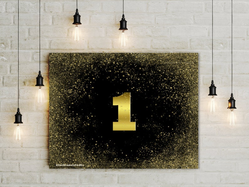 Printable Number 8 Years Old Sign Space 8th Birthday Party | Etsy