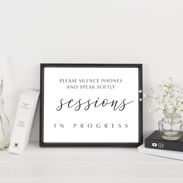 Please Silence Cell Phone Signs - Etsy