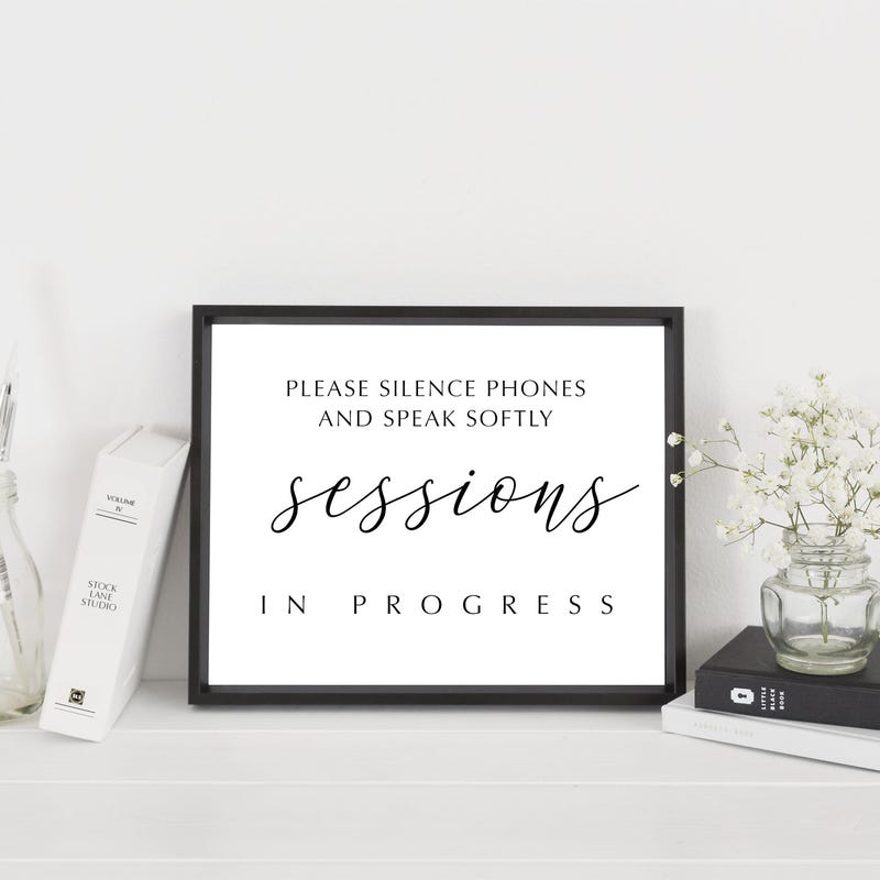 Wooden No Phone Sign - Etsy