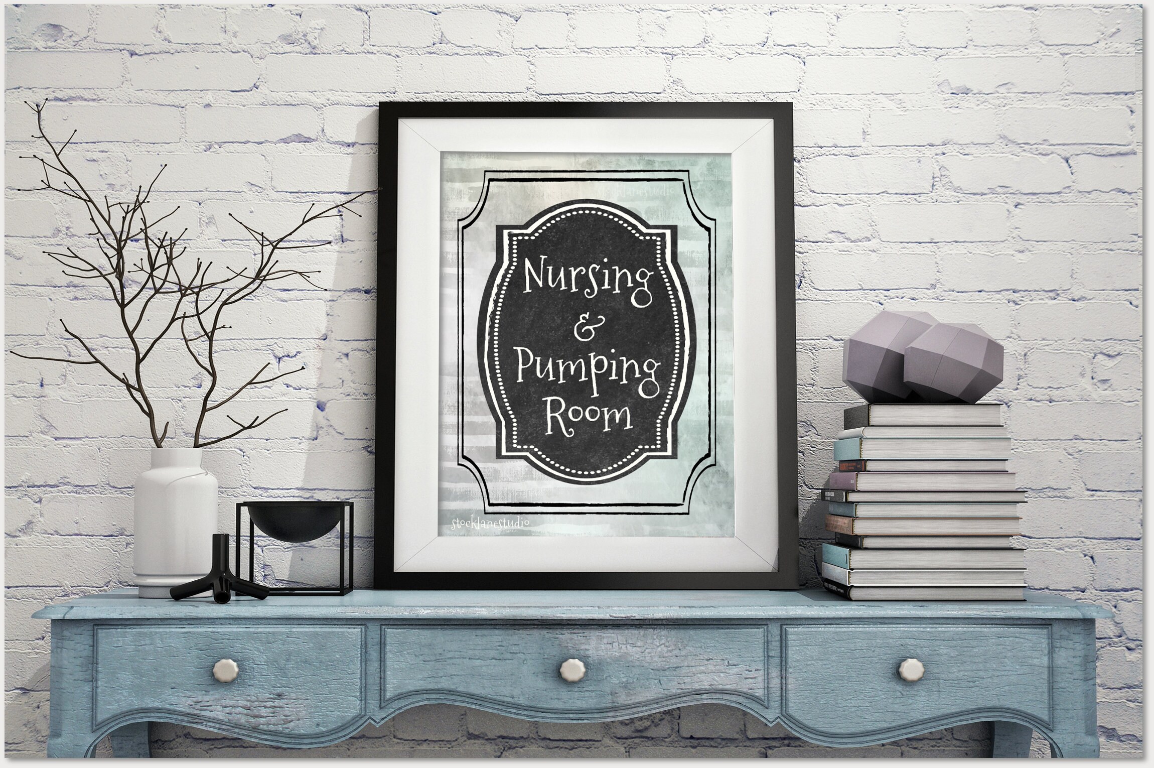 Printable Breastfeeding Sign: Double Sided Nursing Room Decor (JPG, PDF ...