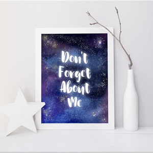 Printable Joyeux Noël Art Print, Celestial Christmas Decorations Blue ...
