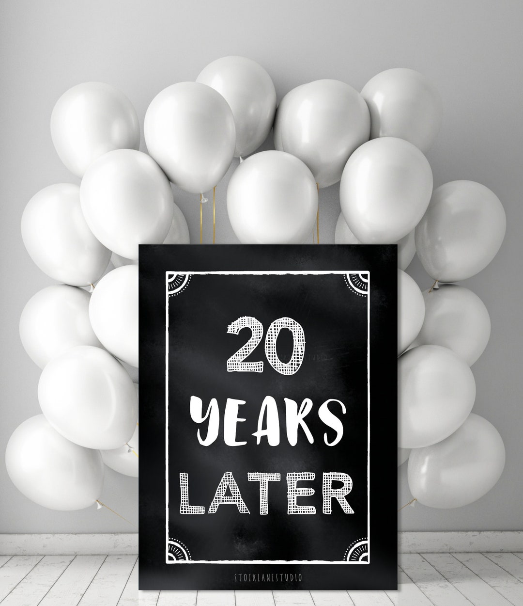 Class of 2004 Printable High School Reunion Party Decorations 20th ...