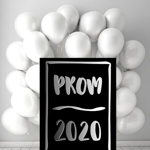 Printable Promposal Sign Gold Black Art Deco Digital Prom - Etsy