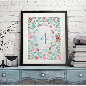 Printable Number 11, Blue 11th Birthday Party Space Decorations, 11 ...