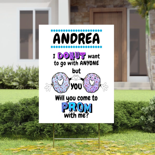 Prom Proposal Sign for Her - Etsy