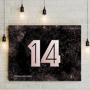 Printable Birthday Decorations 14th Birthday Party Sign Digital ...