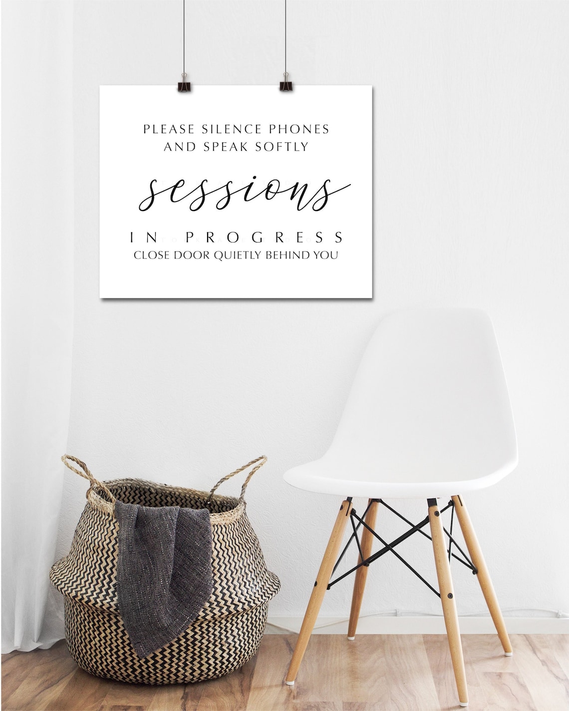 Printable Quiet Sign Silence Phones Speak Softly Sessions in - Etsy