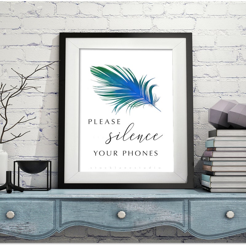 Please Silence Your Phones Sign - Etsy
