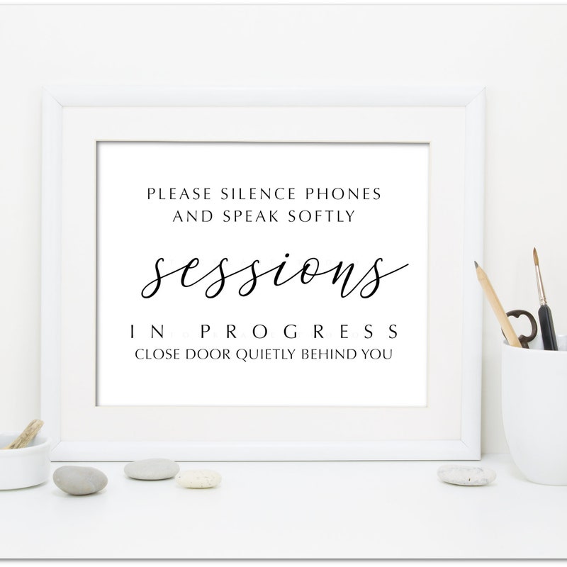 Leise bitte schilder - Etsy.de