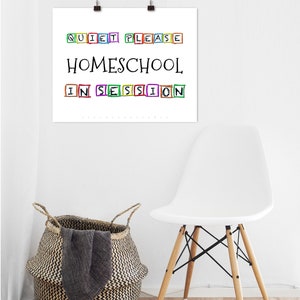 Printable Home Schooling Sign Do Not Disturb Learning in Progress Sign ...