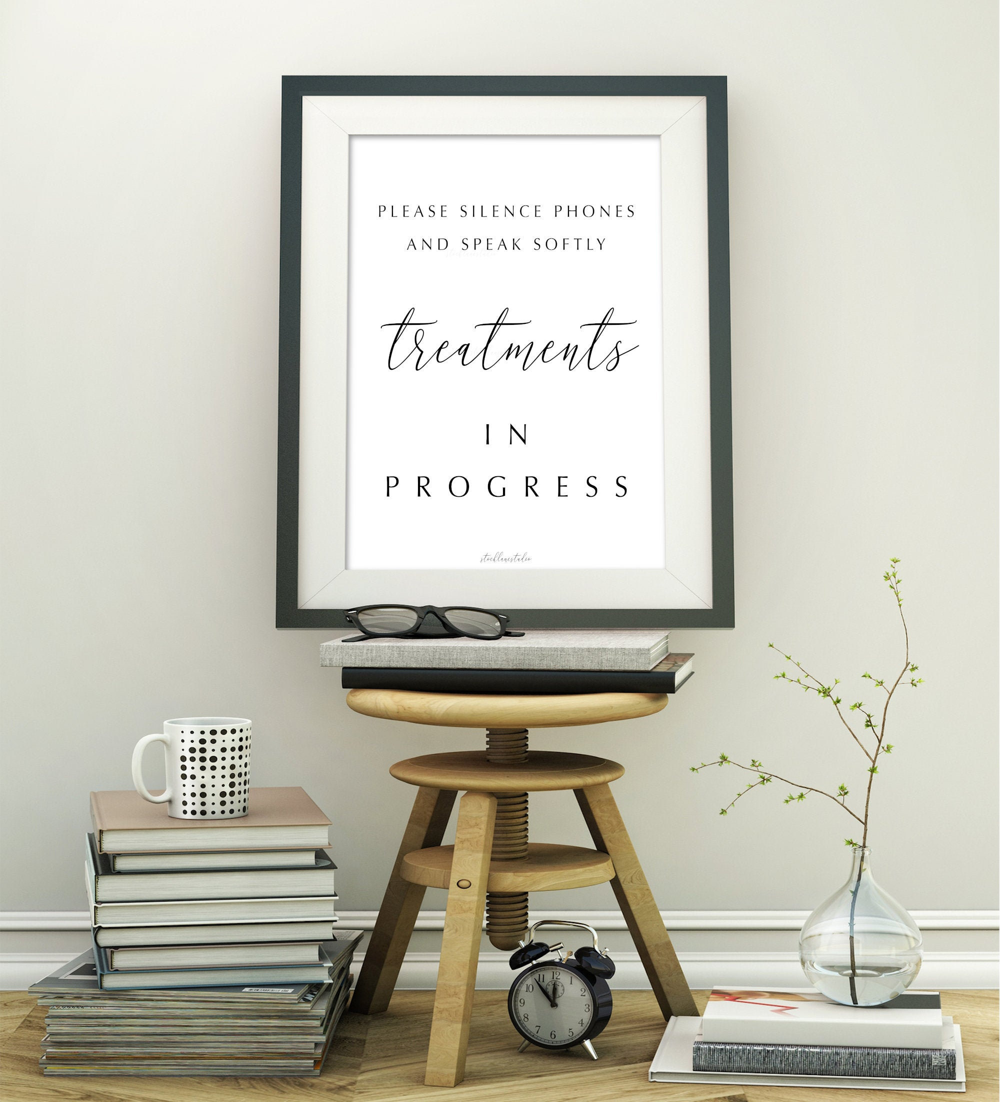 Printable Quiet Sign, Soft Voices Please Therapy Sessions in Progress ...