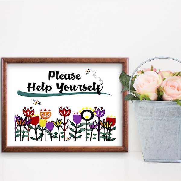 Please Help Yourself - Etsy