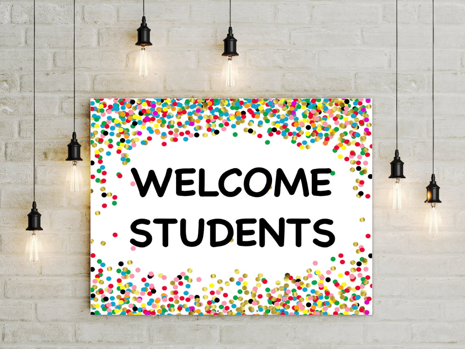 Welcome Back Teachers Printable Back to School Sign With Fun - Etsy