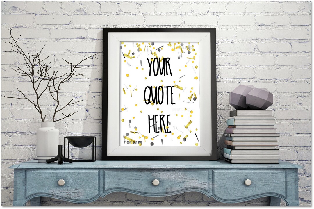 Custom Party Sign, Digital Download Custom Quote Wall Art, Printable ...