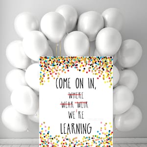 Back to School Printable Welcome to First Grade Sign for Teacher, Diy ...